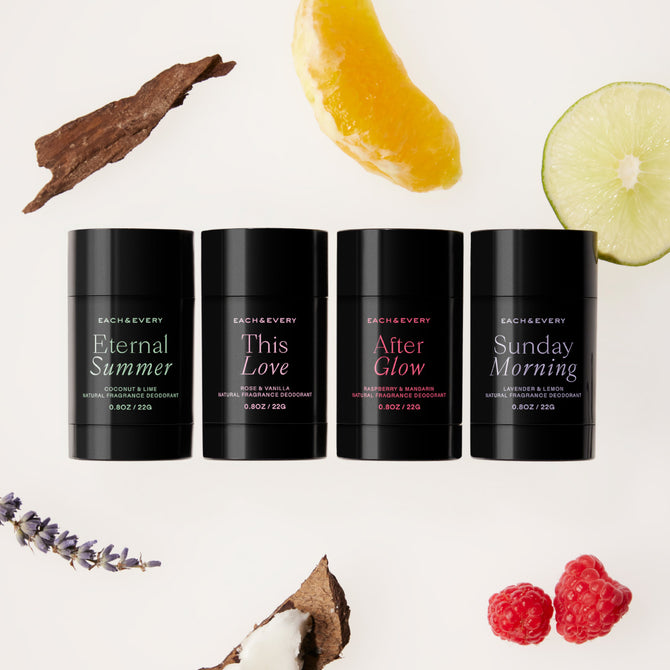 Each & Every Natural Fragrance Deodorant | After Glow - Raspberry ...